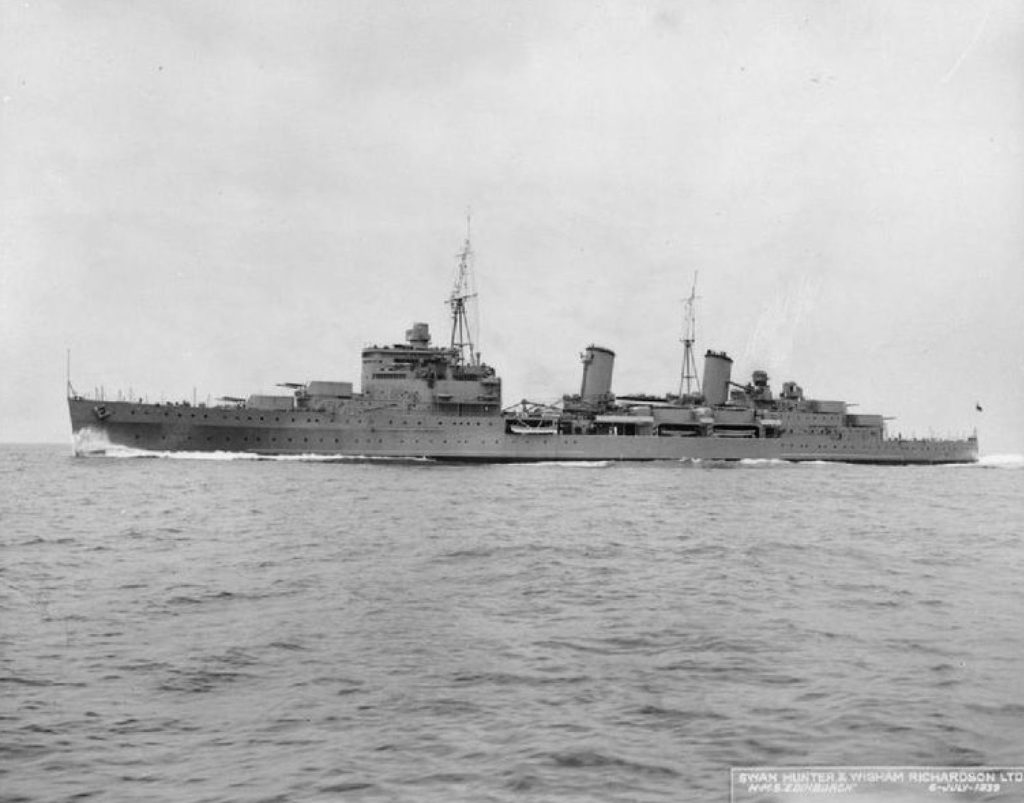 Global Maritime History Royal Navy Cruisers (3): HMS Edinburgh, a ...